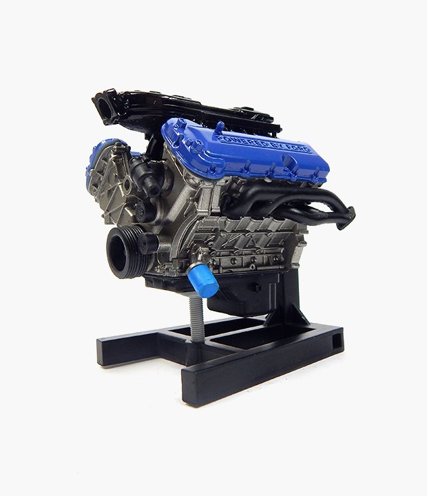 Motor Boss 302 Ford Mustang Escala 1:10 com Suporte – migliabox.com.br