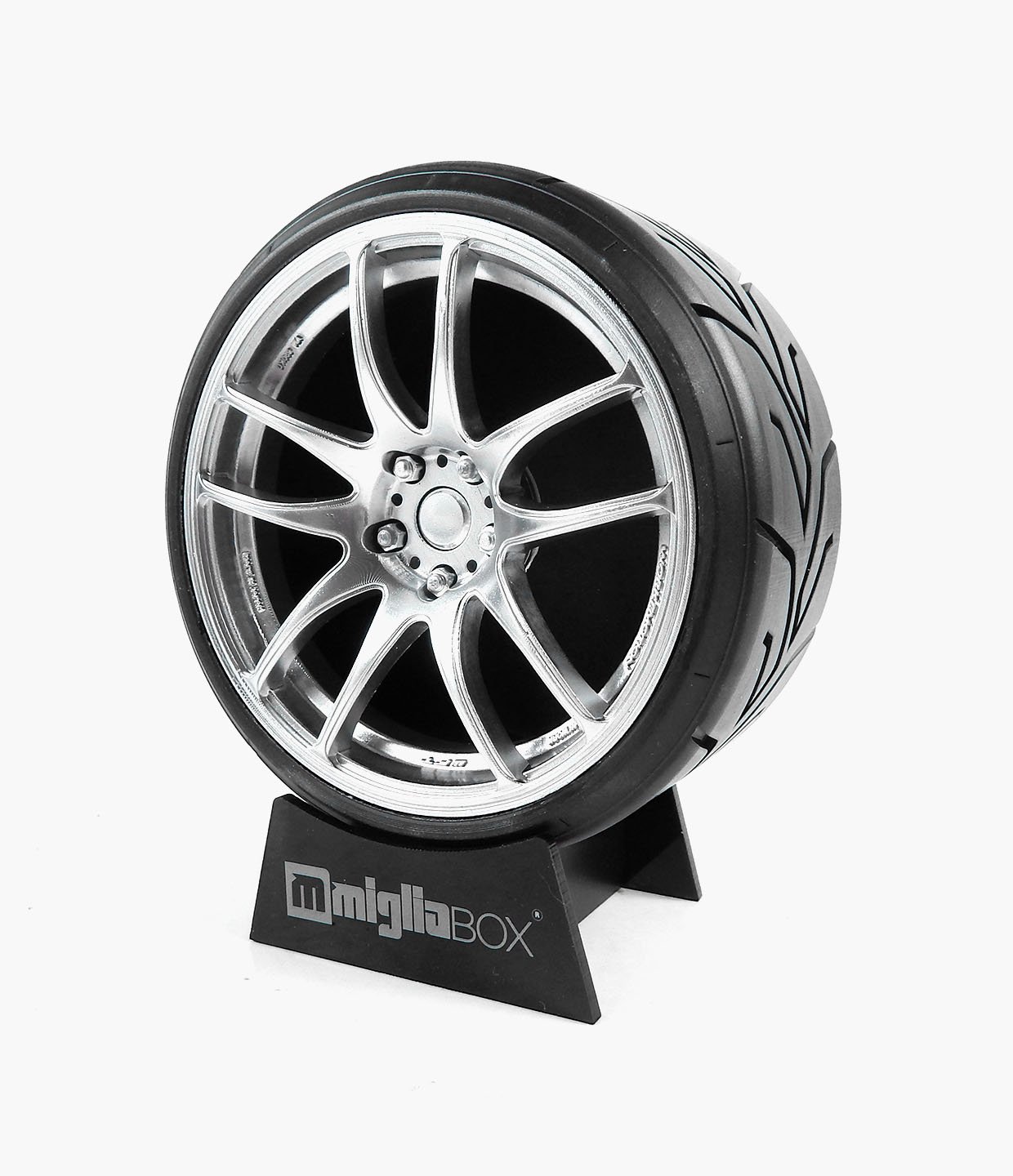 Miniatura Roda Work Emotion Chrome 100mm – migliabox.com.br