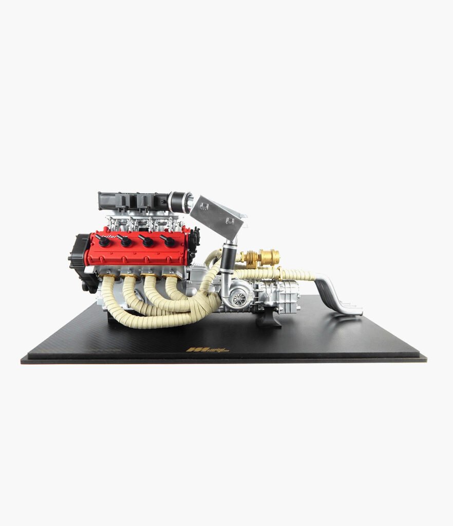 Miniatura Motor Biturbo Minitorque F40LM Escala 1:3 – migliabox.com.br