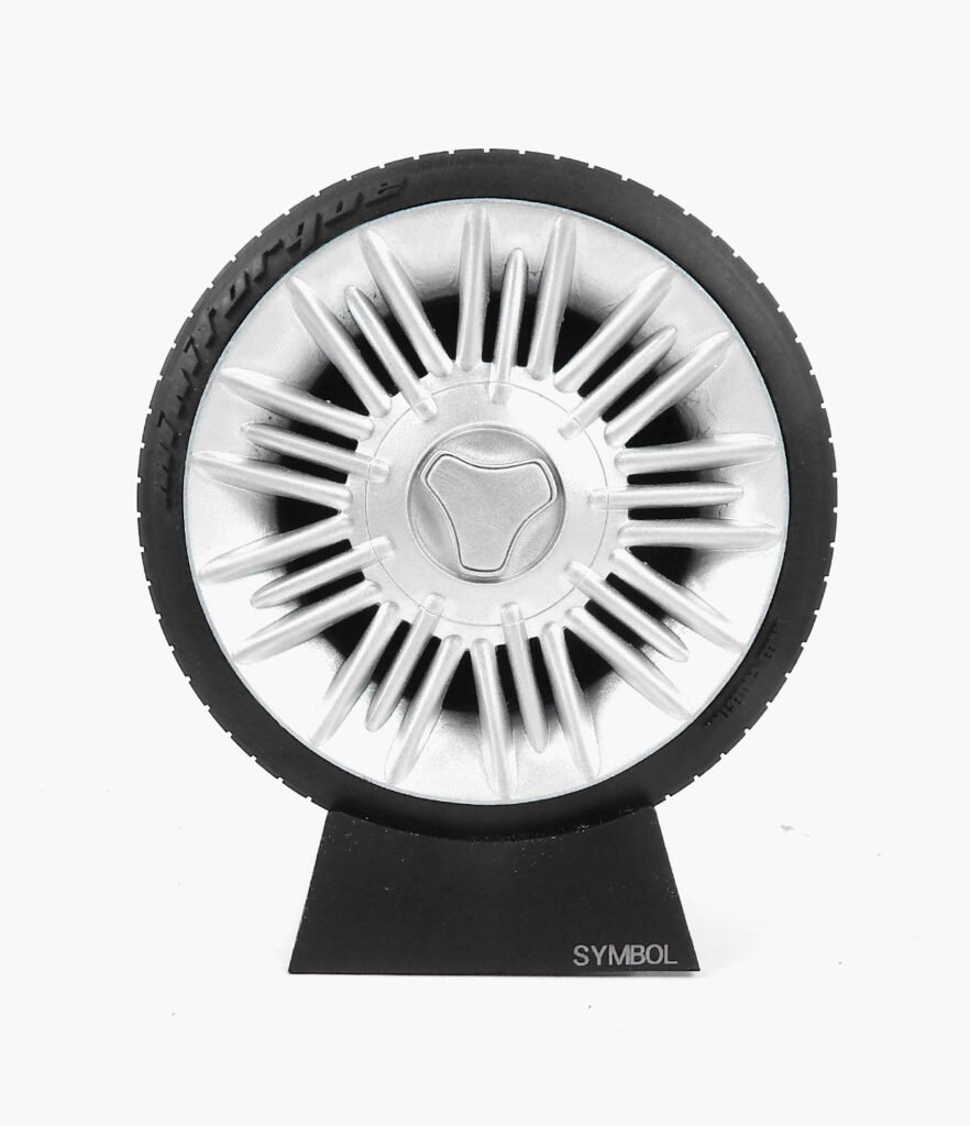 Miniatura Roda Symbol Minitorque Com Pneu 10cm – migliabox.com.br